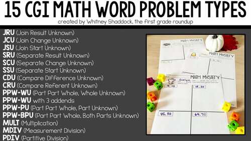 Fall Math Word Problems | Templates for K-4 in October | TPT