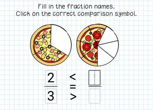 Comparing Fractions Math Boom Cards & Printable Task Cards by 3rd Grade ...