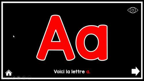 French Phonics Slides LES VOYELLES | Interactive French Alphabet Slides