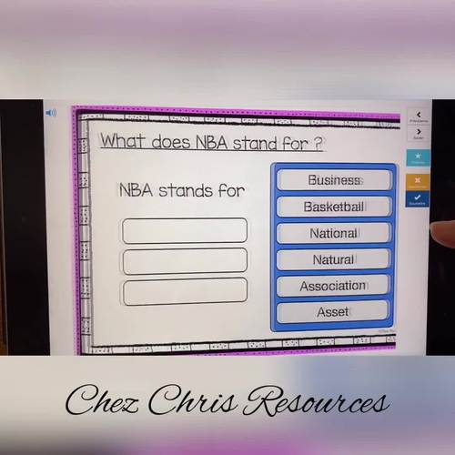 BOOM Cards : Acronyms and Initialisms / Abbreviations by Chez Chris