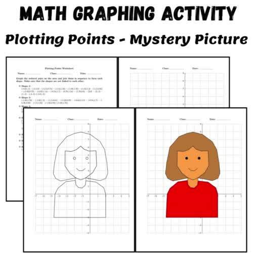 Mother's Day & End of Year Math Activities - Coordinate Plane Graphing ...