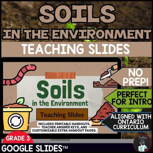 GRADE 3 SOILS IN THE ENVIRONMENT - UNIT CONCEPTS OVERVIEW GOOGLE SLIDES