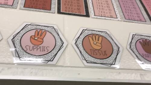 Boho Hand Signal Posters - Multicultural Hand Signals Posters - Boho Desert