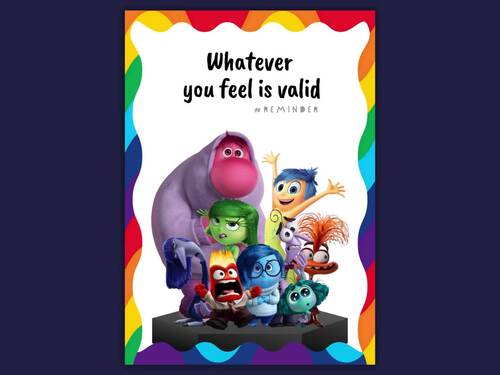 Inside Out 2 Your Feelings Are Valid | Feelings Affirmation Validation ...