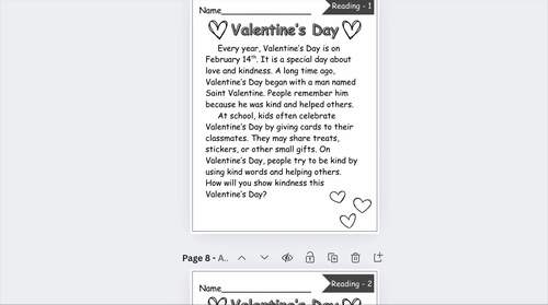 All About Valentine’s Day | K–2 Reading & Writing Activities + Google ...