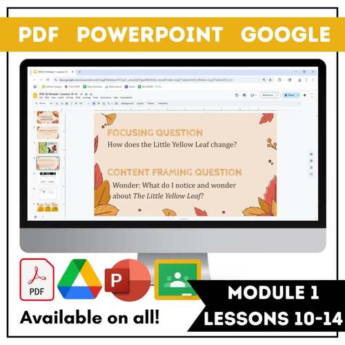 Wit & Wisdom Grade 2 Module 1 Lessons 10-14: EDITABLE Lesson Slides ...