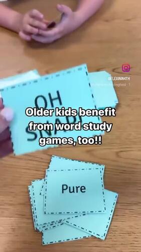 Morphology Games | Upper Elementary Word Study GAMES by flexinin4th