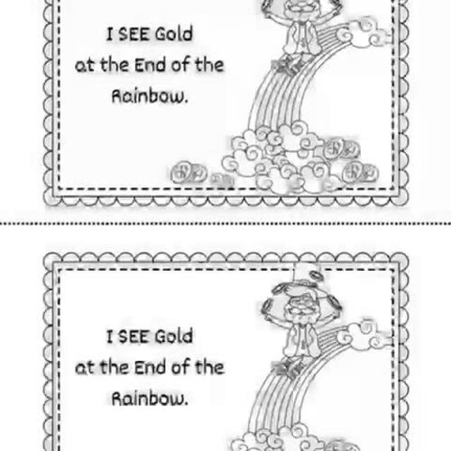 Prek-Kindergarten | March St. Patrick's Day Mini Book | My Five Senses