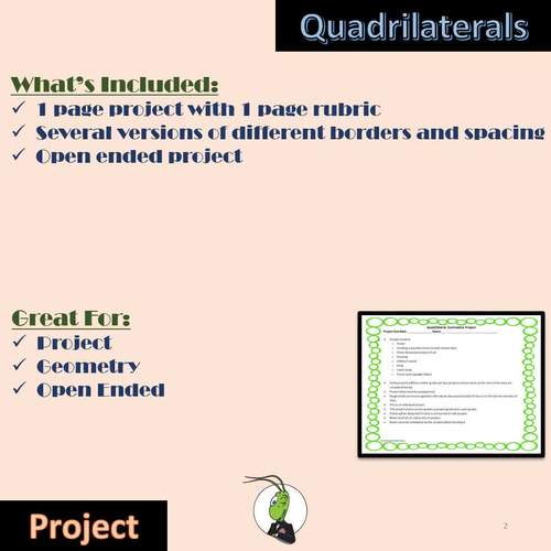 Classifying Quadrilateral Properties and Applying in Geometric Art Project