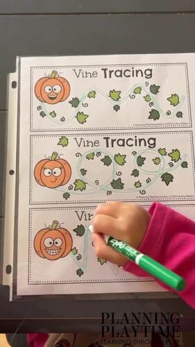 Pumpkin Math & Literacy Centers Preschool | Pumpkin Math Activities ...
