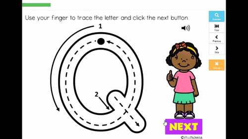 Letter of the Week Q (Boom Cards™) by Miss Faleena | TPT