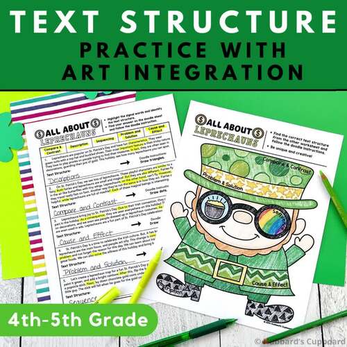 St. Patrick's Day / Identify Nonfiction Text Structure Worksheets ...