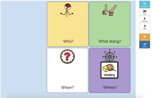 Wh- Answer Sort, Targeting WH- Question Discrimination (Boom Deck) by ...