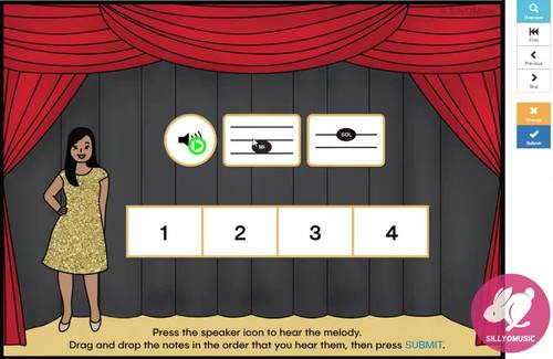 What's That Solfege? MI SOL (Key of G) Melodic Dictation - Music BOOM Cards