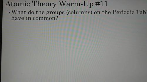 Atomic Theory Bell Ringers - Atoms, Elements, and the Periodic Table
