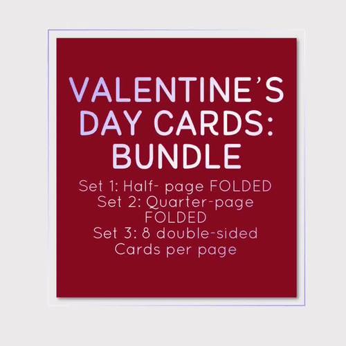 Valentine’s Day Cards BUNDLE by Primarily Learning | TpT