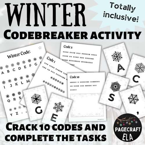 Inclusive Winter Codebreaker Activity | Crack the Cryptogram Code