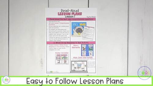 Pig the Winner Read Aloud - Good Sportsmanship Comprehension Activities