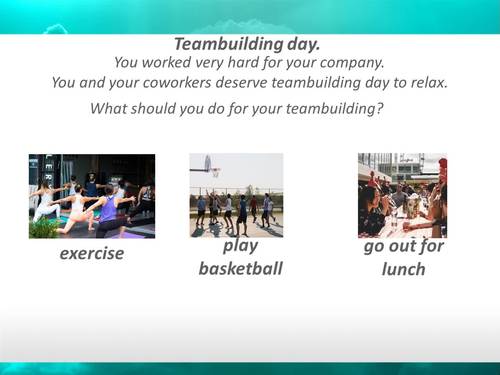 Having Fun outside of Work Complete ESL Business Lesson for Beginners ...