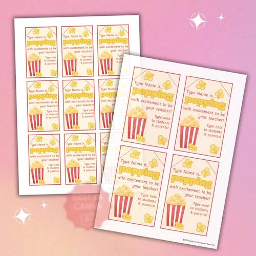 Welcome Back to School Gift Tags | Meet the Teacher Gift Students ...