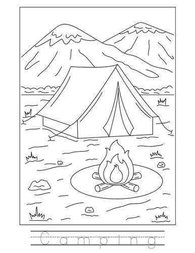 Camping Math Numbers 1–20 | Preschool Counting & Number Recognition