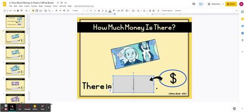 Money 2: How Much Is There? (Canadian Coins and Bills): Google Slides™