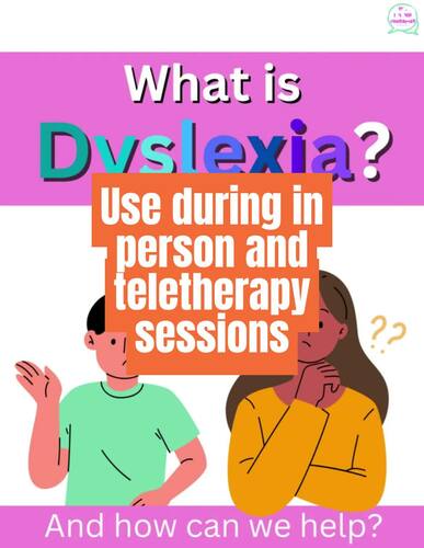 DYSLEXIA INFORMATION & HANDOUTS (includes Phonological Awareness Skills ...