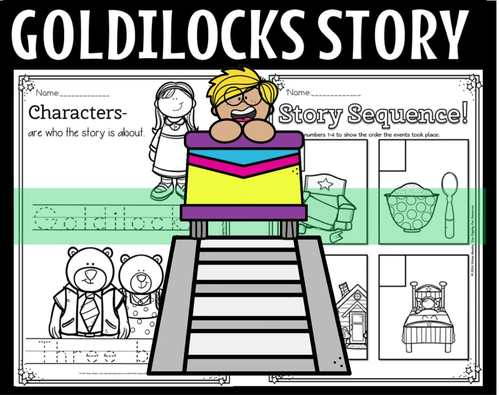 Goldilocks and the three bears sequence and story elements | TPT