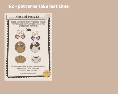 Paper Plate Animal Craft, Cow - Cow Appreciation Day | TPT