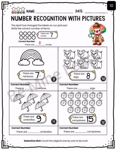 April Fools Day Activity | Math Detective | Addition Subtraction Word ...