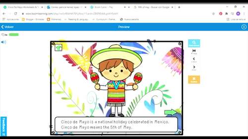 BOOM CARDS CINCO DE MAYO Fiesta: Reading Comprehension by Ms Herraiz