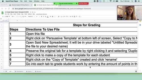 TCRWP Digitalized 4th Grade Writing Rubrics by TeachingorTraveling