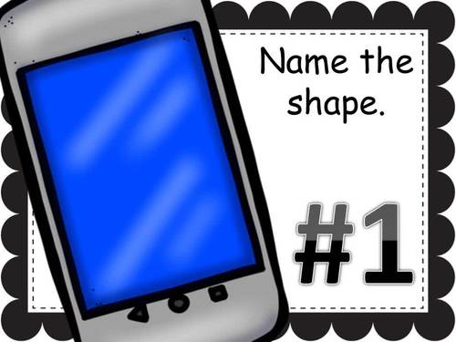 QR Code Task Cards 2D Shapes with Video Demonstration by Mr Peterson