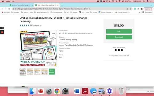 Unit 2: Illustration Mastery- Digital + Printable Distance Learning