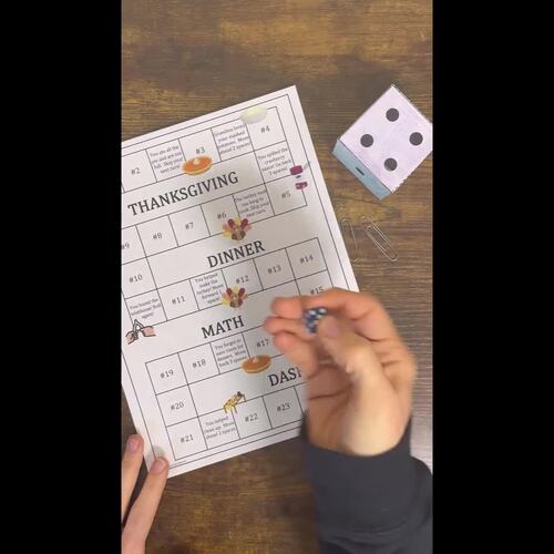 Thanksgiving Algebra 1 Review Game | Fun Self Checking Thanksgiving Game