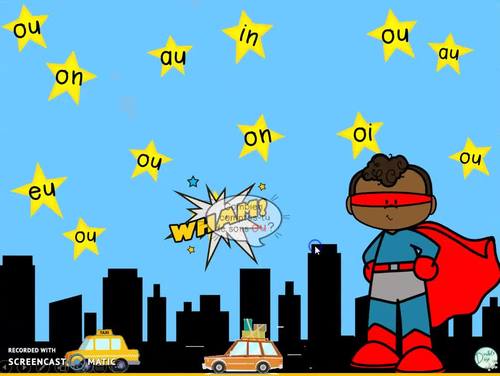 French Phonics OU Interactive Slides | Son OU Diaporama interactif