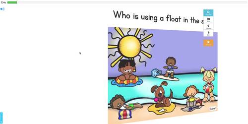 Summer Wh Questions Scenes | Speech Therapy Distance Learning Boom Cards