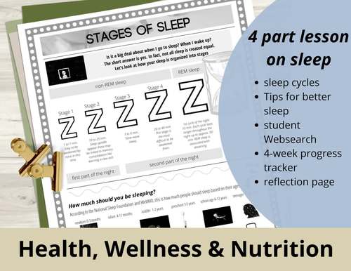 BUNDLE of Health Wellness and Nutrition Activities for Secondary PDF ...