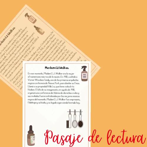 Madam C. J. Walker | Biografía, Pasaje de Comprensión Lectora y Actividades