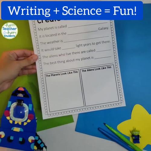 Create a Planet | Solar System Writing & Drawing Activity | Make a New ...