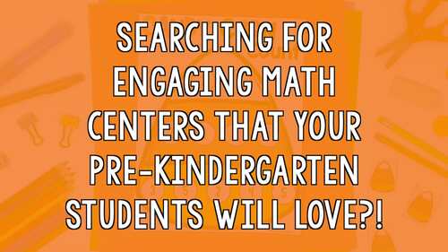 Pre-K Halloween Math Center Games | October Preschool Centers | TPT
