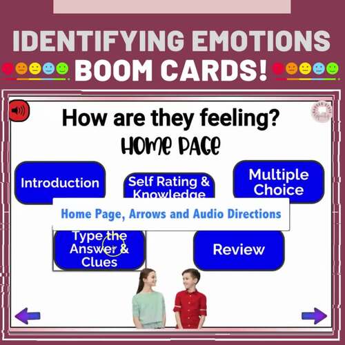 Identify Emotions Feelings BOOM Cards Social Skills Middle High School