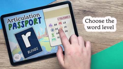 Articulation Passport Game - R Blends - PowerPoint & Boom Cards™ No ...