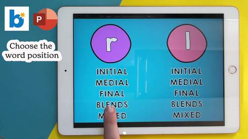 l & r Color By Speech Artic Game Easter Theme Boom™ Card, PPT & Printable