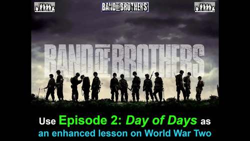 Band of Brothers Guide & Normandy "D-Day" Map Activity (35-slide PPT ...