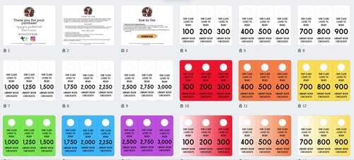 B&W and Rainbow - Door Hanger Reading Braggers | TPT