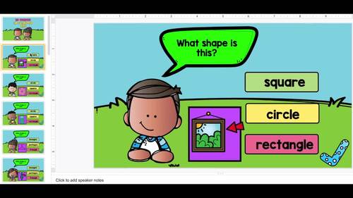 2d Shapes in Real Life English Google Slides by Recursos Arcoiris