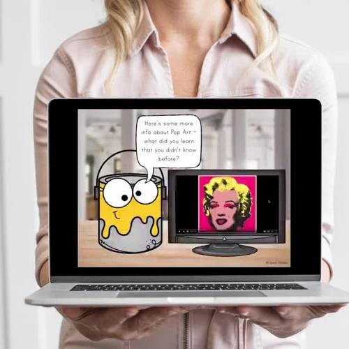 Elementary Spring Art Lesson | Pop Art Project | Andy Warhol Artist Study