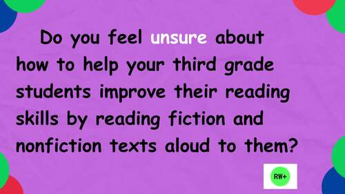 Read Aloud - Basic - Grade 3 by readingwarmupsandmore | TPT