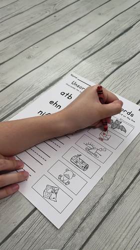 CVC Words : Short Vowel Decode Read & Write Kindergarten Phonics Worksheets